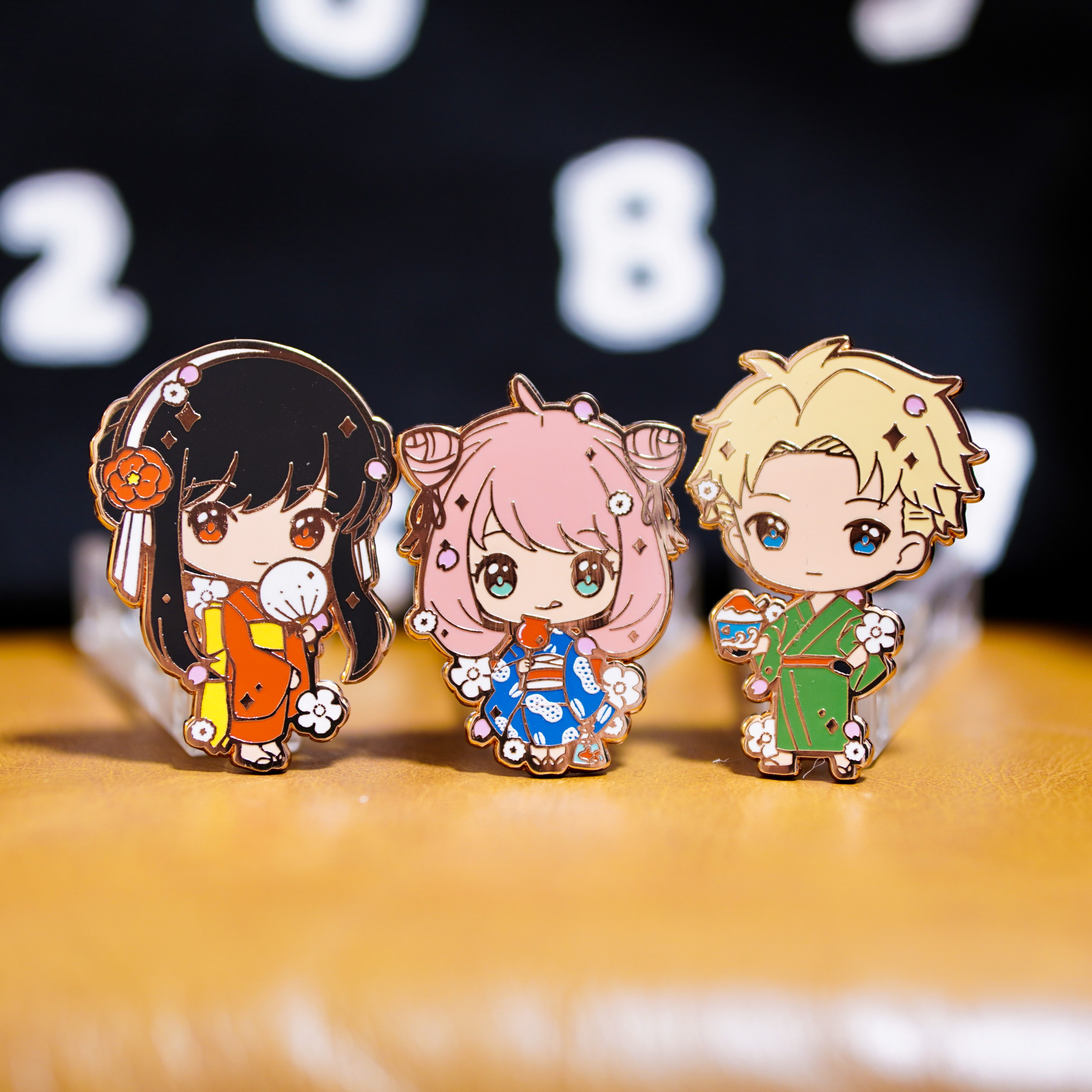 Spy x Family Anya Loid Yor - Yukata Enamel Pin Series – Komaki Store